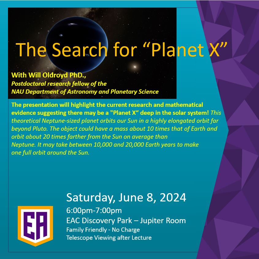 Community invited to free lecture on the search for Planet X - Eastern ...